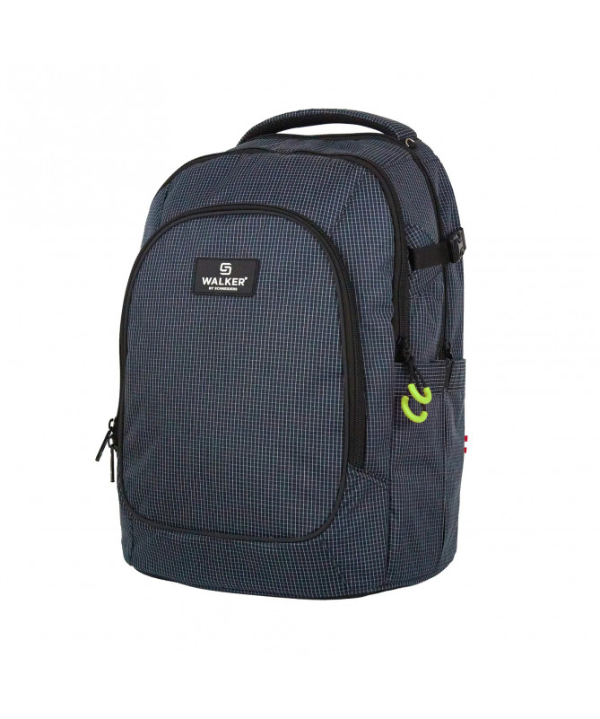 ÇANTË SHKOLLORE, CAMPUS EVO 2.0, GRID NAVY - WALKER - ALBUS Online
